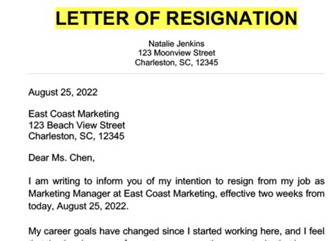 Write Your Resignation Letter On Your First Day Of Work