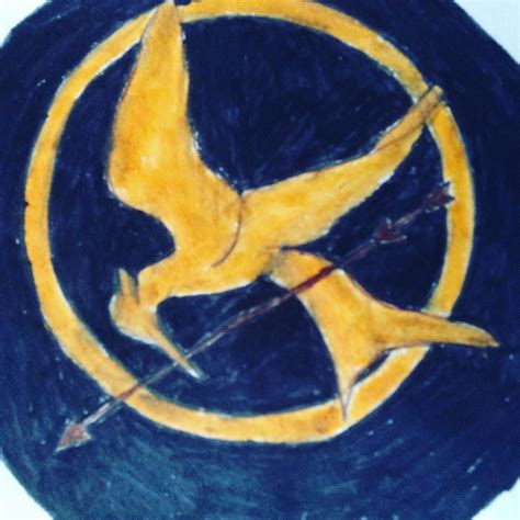 Mockingjay Pin Drawing Drawings Mockingjay Pin Painting