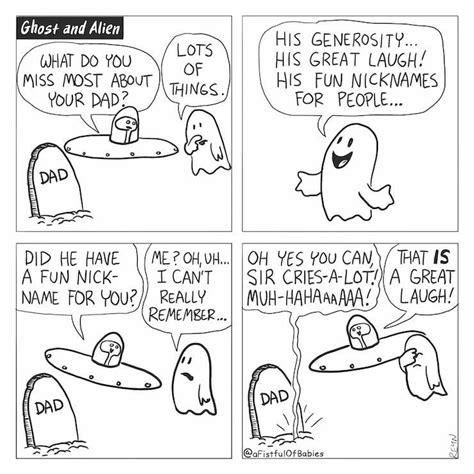 Ghost And Alien More Dead Dad Rcomics