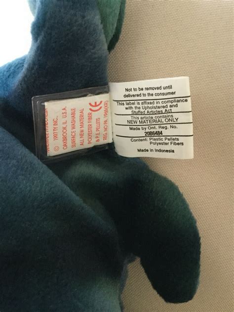 Ty Rainbow Ultra Rare Indonesian Initial Issue Mfg Oddity Dual Tush Tags New Mwmt More