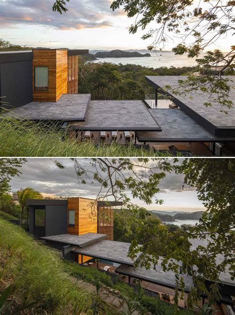 Tropical Living This Modern Home Embraces The Steep Terrain Of The