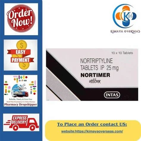 Nortimer 50 Mg Tablet Nortriptyline 50 Mg Tablet At Rs 90stripe
