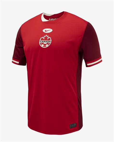 Jersey Football Nike Canada 2024 Stadium Away Dri Fit Soccer Replica Jersey In White World Cup