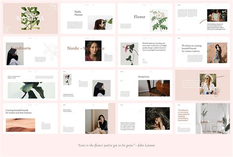 Katlya Boho Powerpoint Template Etsy New Zealand