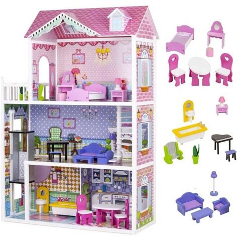 Большой кукольный домик для барби, будиночок ляльковий барбі Ecotoys: 6 ...