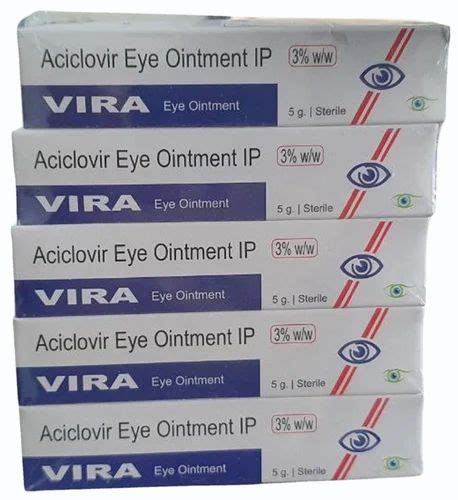 Acyclovir Eye Ointment Packaging Size 5 Gm At ₹ 100tube In Surat