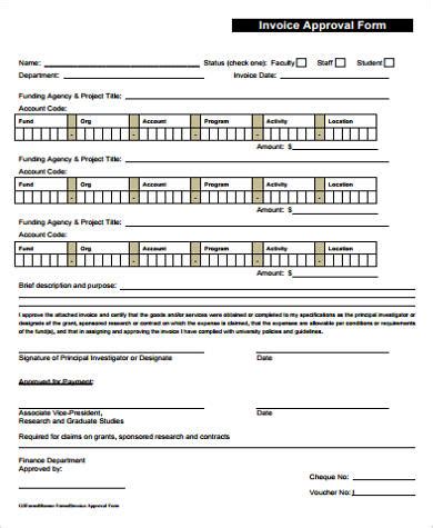 Invoice Approval Template