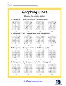 Graphing Lines Worksheets 15 Worksheets Com