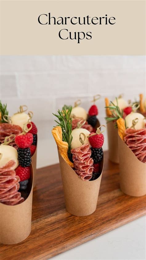 Carolale On Instagramcharcuterie Cupsyour Next Party Appetizerthese