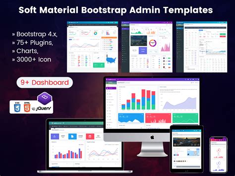 Bootstrap Admin Template And Dashboard Ui Kit Materiel