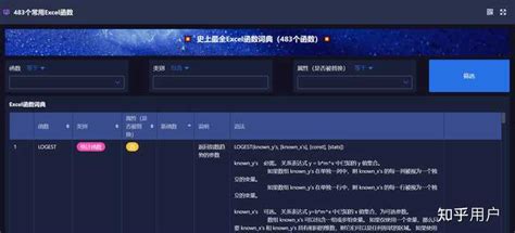Excel 万能公式有哪些？ 知乎