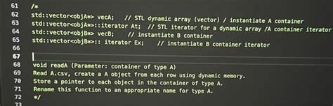 Solved C J Std Vector Veca Stl Dynamic Array Ve