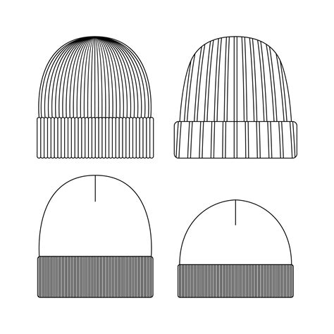 Blank Beanie Template