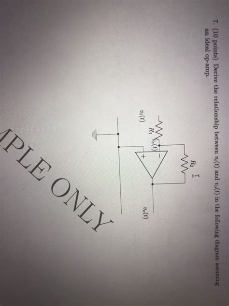 solved 7 10 points derive the relationship between vi t