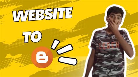 how to import any website to blogger in two simple steps youtube
