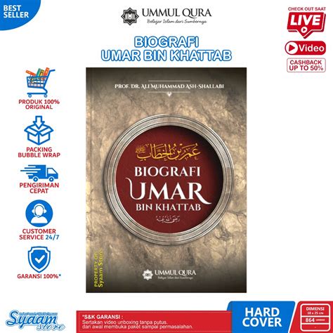 Jual Biografi Umar Bin Khattab Ori Karya Ali Muhammad Ash Shallabi Sejarah Umar Bin Khathab