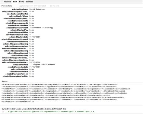 Jquery Ajax Call Syntaxerror Jsonparse Unexpected End Of Data At