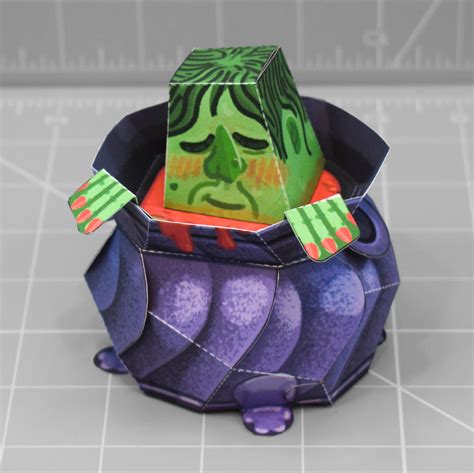 Violet Box Cat Papercraft