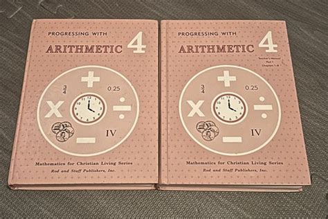 Progressing With Arithmetic 4 Teacher Manual Part 1 And Student Book Ebay