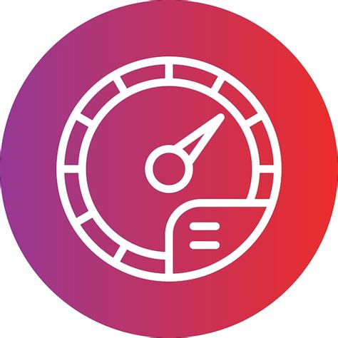 Premium Vector Speedometer Icon Style