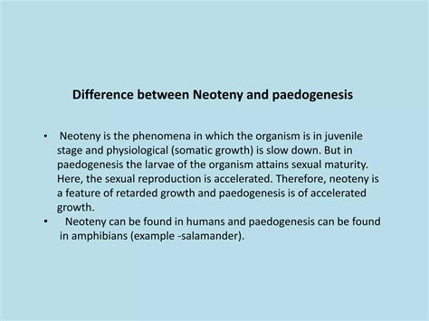 Neoteny Pptx