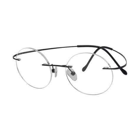 Titanium Rimless Round Reading Glasses Circle Readers Women Men