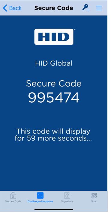 Authenticate Using A Hid Approve Secure Code Activid As Hid Global