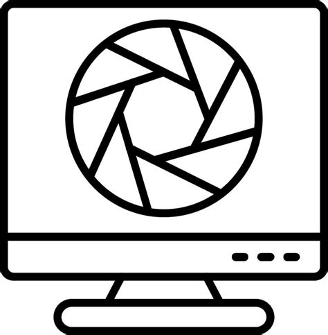 Shutter Line Icon 43264759 Vector Art At Vecteezy