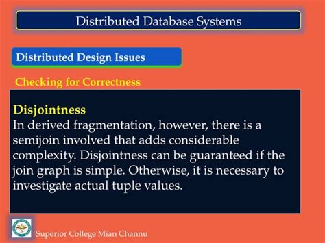 Distributed Database Systems Types Of Fragmentation Ipptx Databases Computer Software And