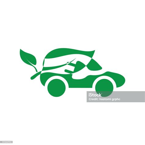 에코 자동차 및 전기 녹색 자동차 기술 아이콘 로고 벡터입니다 0명에 대한 스톡 벡터 아트 및 기타 이미지 0명 개념 개념과 주제 Istock