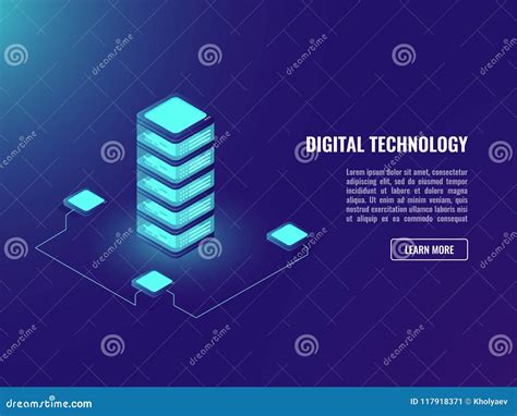 database and datacenter icon cloud services concept file backup and