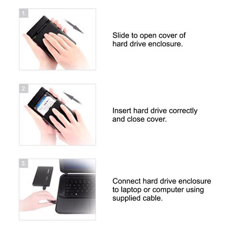 Orico USB Type C Inch SATA HDD SSD Mm Hard Drive Enclosure