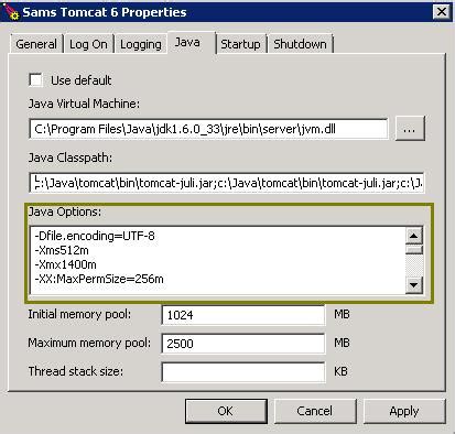Tomcat Service Dont Take Java Options Documentation Of Hard Work