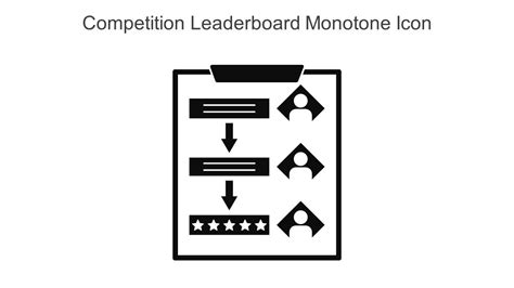 Competition Leaderboard Monotone Icon In Powerpoint Pptx Png And Editable Eps Format PPT