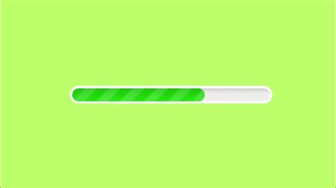 green screen progress bar 10 second time bar in 2025 progress bar