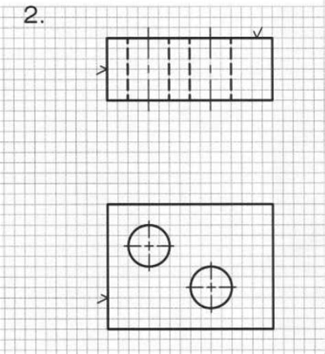 Solved Dimension The Objects Each Grid Is 3mm Or 18 Note