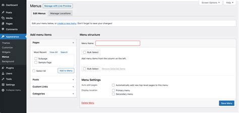 How To Create A Menu In WordPress IONOS CA