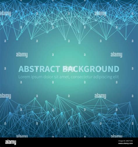 Abstract Geometric Chemical Scientific Vector Background With Molecular
