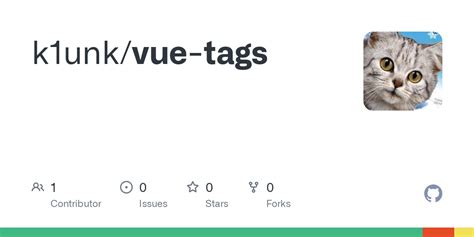 GitHub K Unk Vue Tags