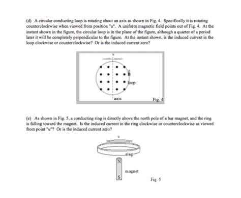 Solved D A Circular Conducting Loop Is Rotating About An Chegg