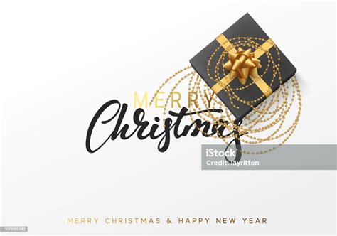 메리 크리스마스와 새 해 복 많이 받으세요 그림 황금 구슬 함께 짝을 이루고 선물 상자 0명에 대한 스톡 벡터 아트 및 기타 이미지 0명 금 금속 디자인 Istock