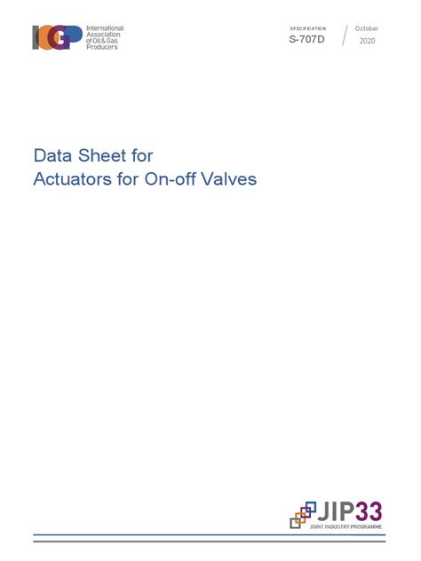 Data Sheet For Actuators For On Off Valves October Download Free Pdf Actuator