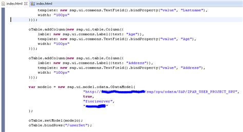 consume odata into ui5 application access contro sap community