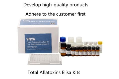 Grains And Feed Mycotoxin Test Kits Total Aflatoxins Quantitative Elisa Test Kit 210