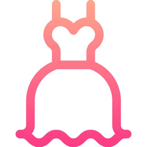 Dress Basic Gradient Lineal Color Icon