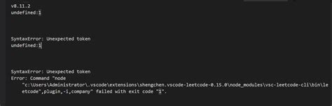 插件启动时报错 · Issue 348 · Leetcode Opensourcevscode Leetcode · Github