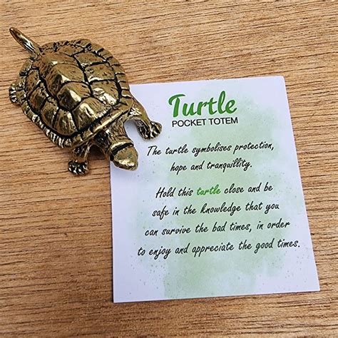 Turtle Pocket Totem Protection And Tranquillity The Chic Nest