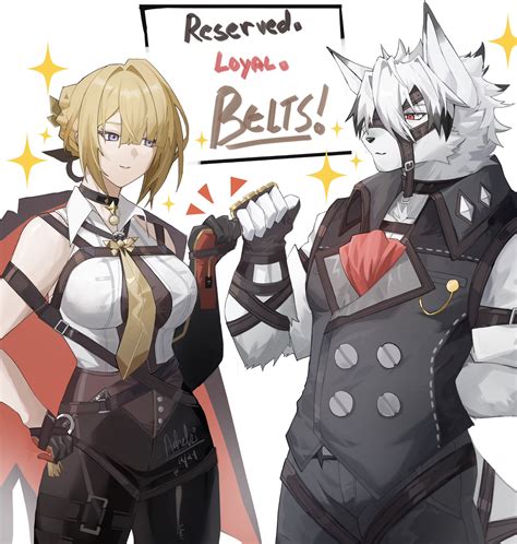 Von Lycaon And Evelyn Chevalier Zenless Zone Zero Drawn By Acheki Danbooru