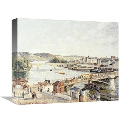 16 In Afternoon Sun Rouen Art Print Camille Pissarro