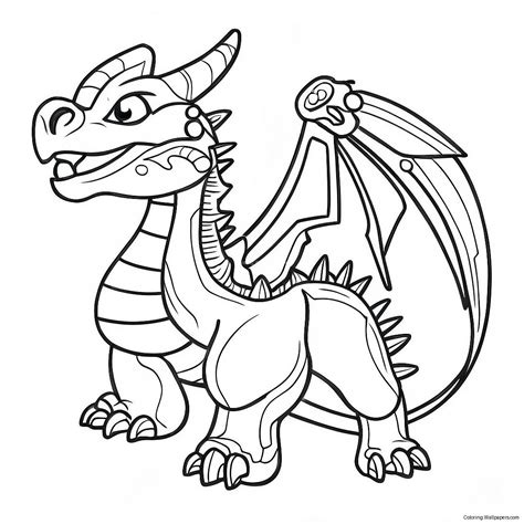 Dragon Ninjago Coloring Page 18460 14574